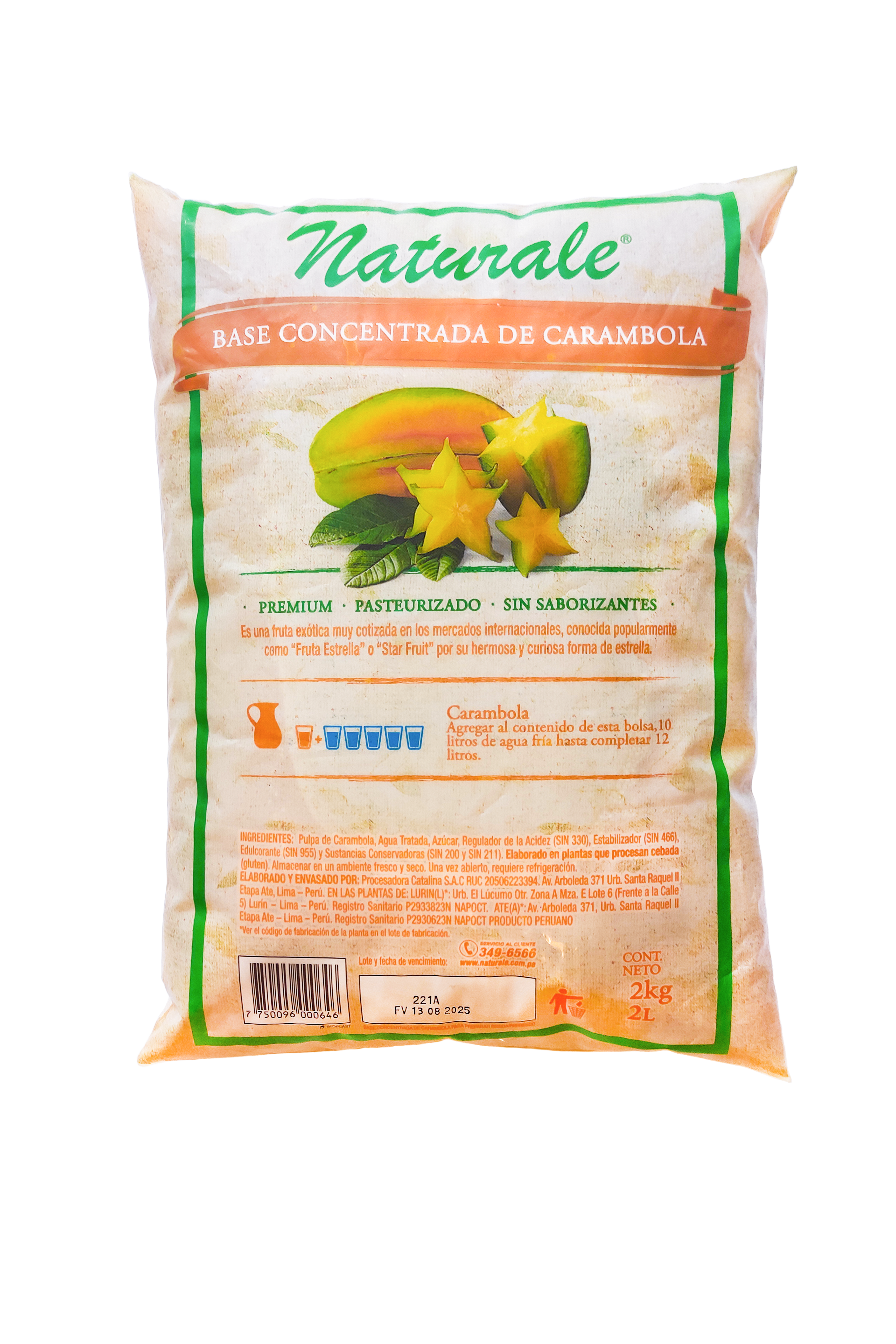BASE CONCENTRADA DE CARAMBOLA – Naturale
